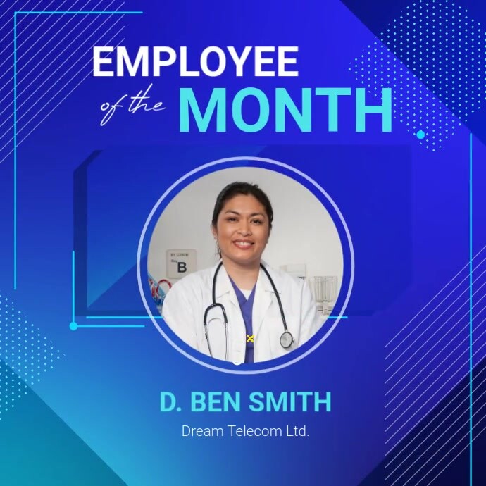 employee of the month Template | PosterMyWall