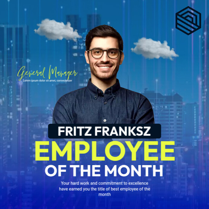 Employee of the Month Template | PosterMyWall
