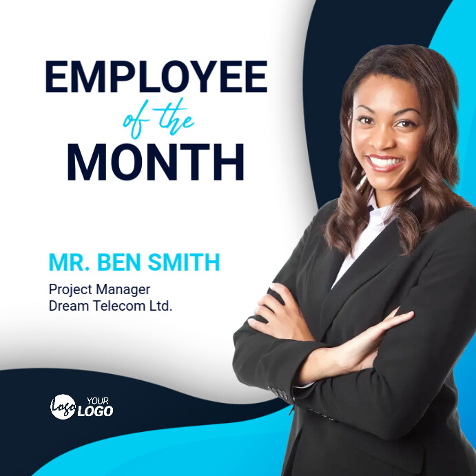 Copy of Employee of the month post design | PosterMyWall