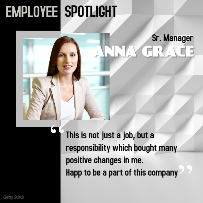 employee spotlight 1 Template | PosterMyWall