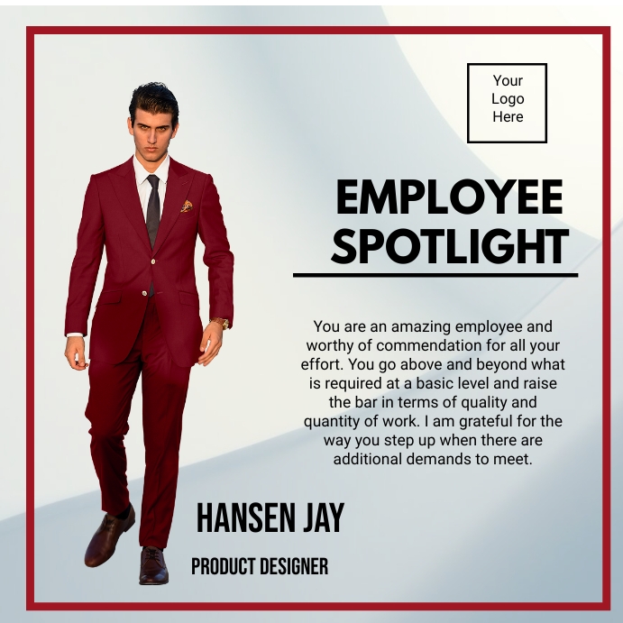 Employee Spotlight Template | PosterMyWall
