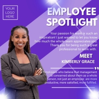 Employee Spotlight Template | PosterMyWall