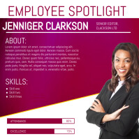 employee spotlight Template | PosterMyWall