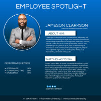 employee spotlight Template | PosterMyWall