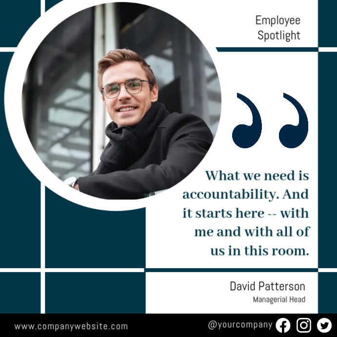 EMPLOYEE SPOTLIGHT Template | PosterMyWall