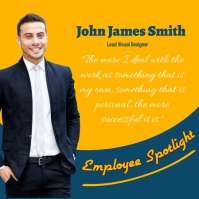 Employee Spotlight Instagram Post Template | PosterMyWall