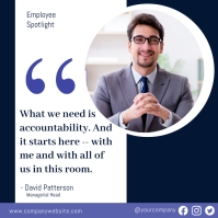 Employee Spotlight Instagram Post Template | PosterMyWall