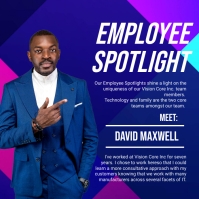 Employee Spotlight Video Template | PosterMyWall