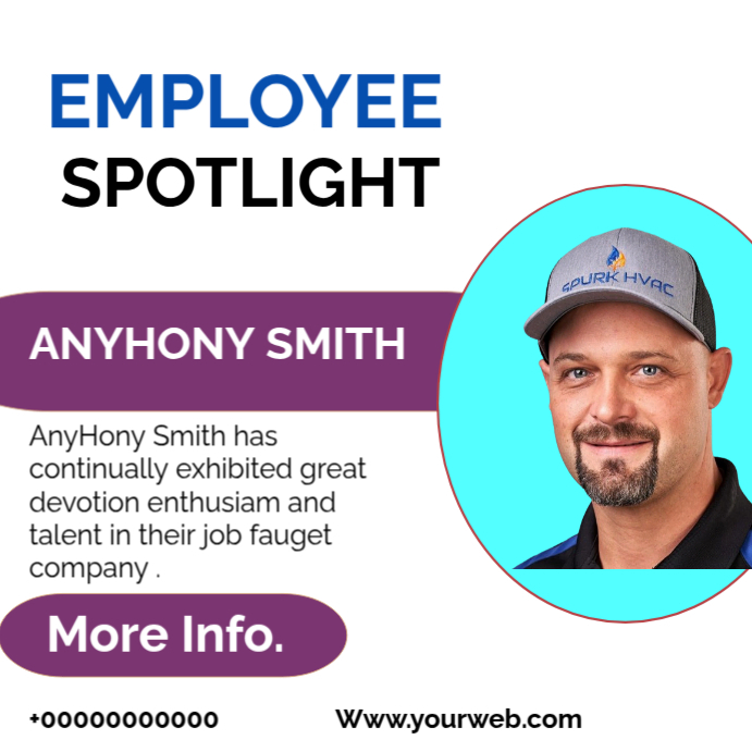 EMPLOYEE SPOTLIGHT INSTAGRAM POST Template | PosterMyWall