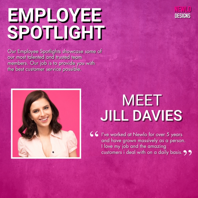 Employee Spotlight Template | PosterMyWall