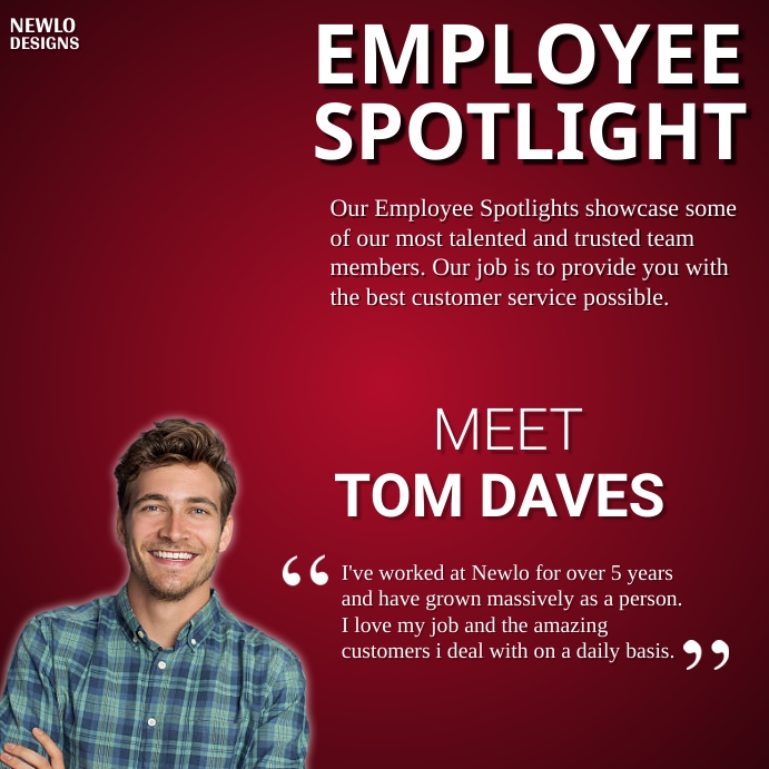 Copy of Employee Spotlight Template | PosterMyWall