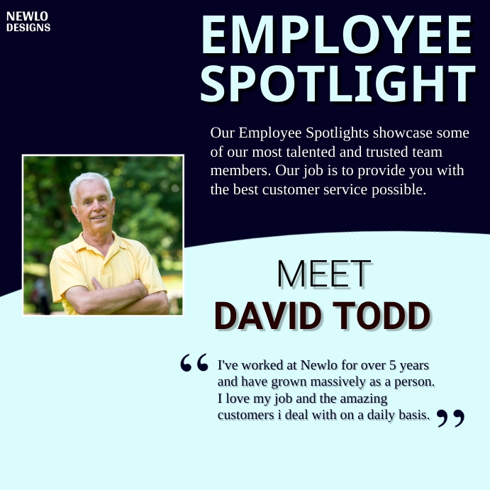 Employee Spotlight Template | PosterMyWall