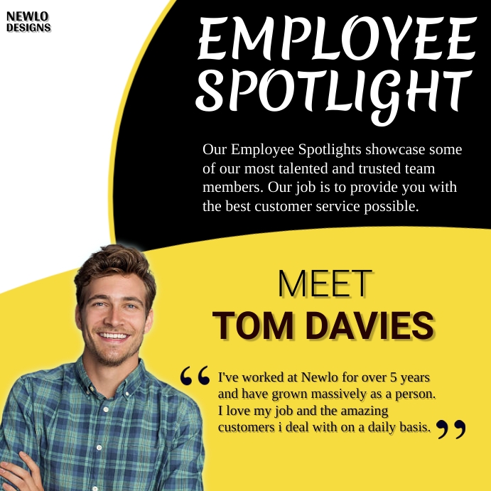 Copy of Employee Spotlight Template | PosterMyWall