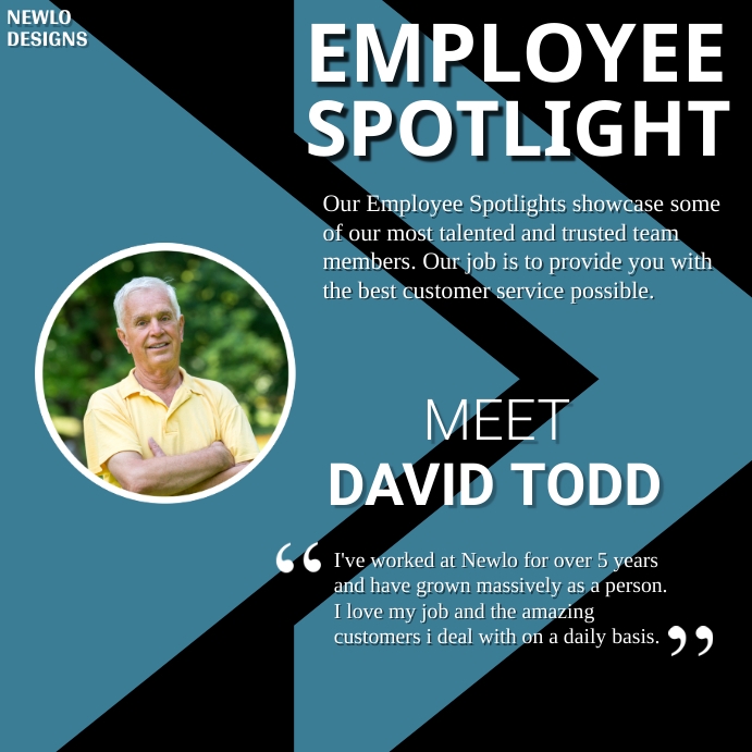 Copy of Employee Spotlight Template | PosterMyWall