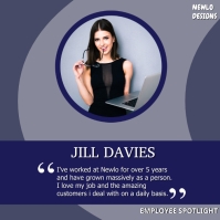 Employee Spotlight social medial post Template | PosterMyWall