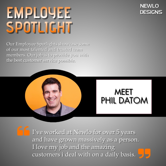 Employee Spotlight Template | PosterMyWall