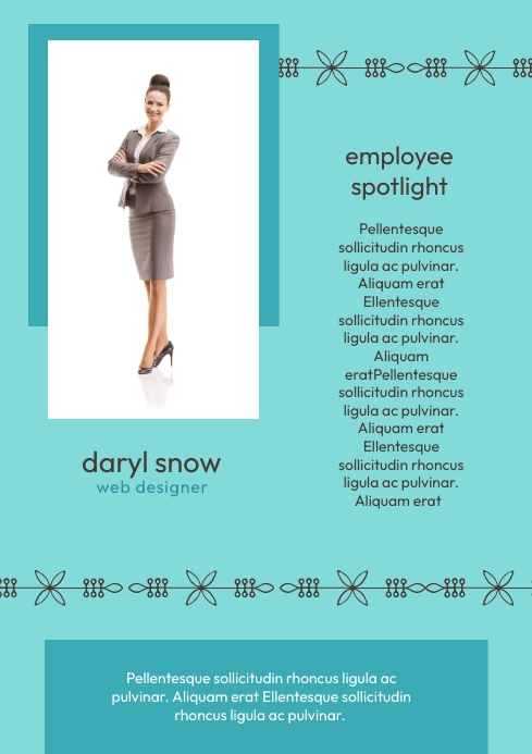 Employee Spotlight Template | PosterMyWall
