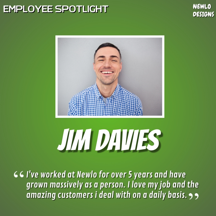Employee Spotlight Template | PosterMyWall