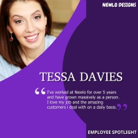 Employee Spotlight social medial post Template | PosterMyWall