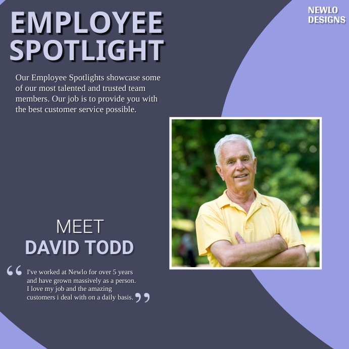 Copy of Employee Spotlight Template | PosterMyWall