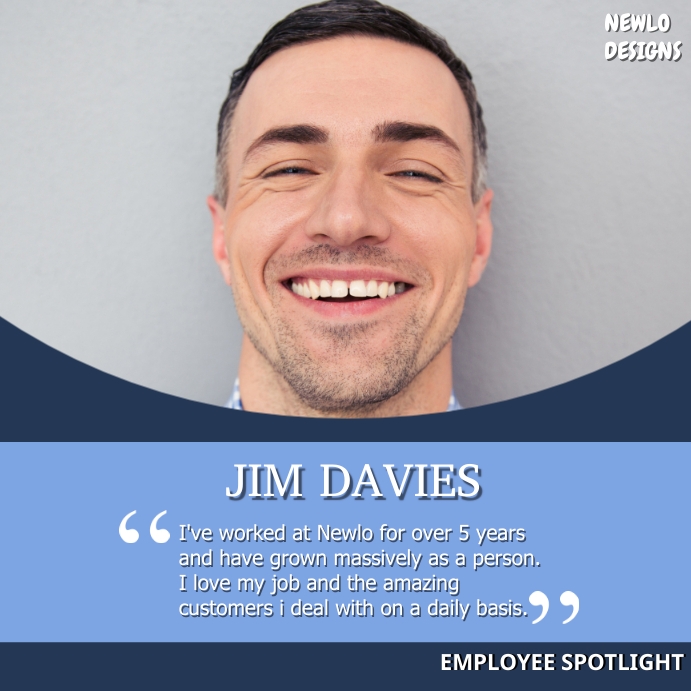 Employee Spotlight Template | PosterMyWall