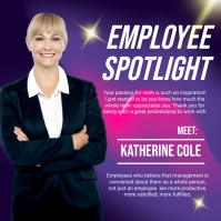 Employee Spotlight Template | PosterMyWall