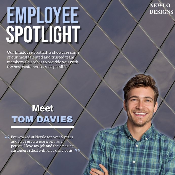 Employee Spotlight Template | PosterMyWall