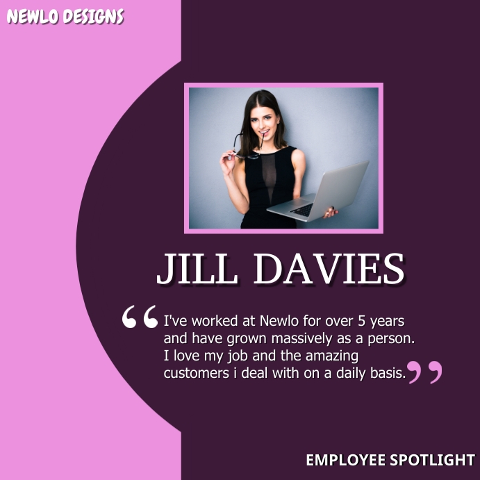 Employee Spotlight Template | PosterMyWall