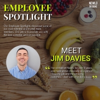 Employee Spotlight social medial post Template | PosterMyWall