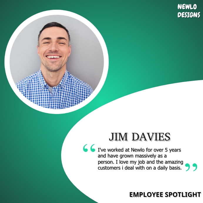 Employee Spotlight Template | PosterMyWall