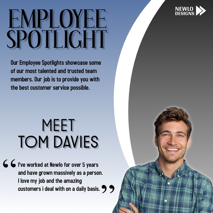 Employee Spotlight Template | PosterMyWall