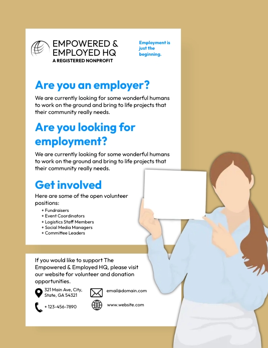 Copy of Employment Ad | PosterMyWall