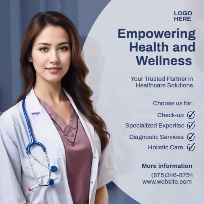 Empowering Health Video Template | PosterMyWall