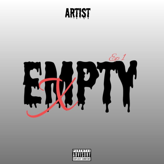 Empty album cover Template | PosterMyWall