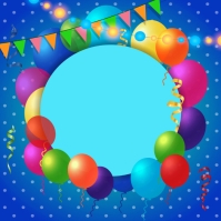 Empty online greeting cards birthday Template | PosterMyWall