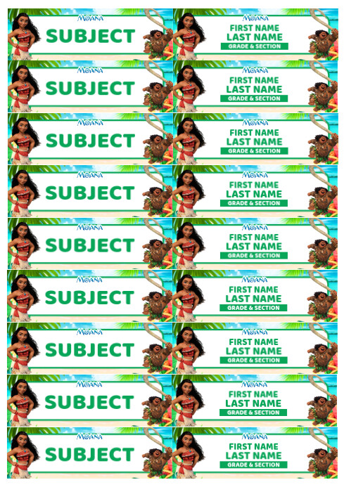 Copy of Encanto Name Label Sticker Template | PosterMyWall