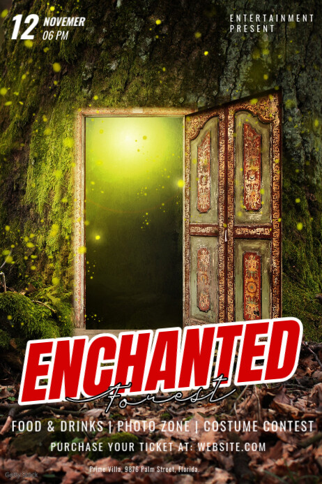 Enchanted Forest Poster Template | PosterMyWall