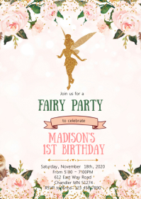 Enchanted theme birthday party invitation Template | PosterMyWall