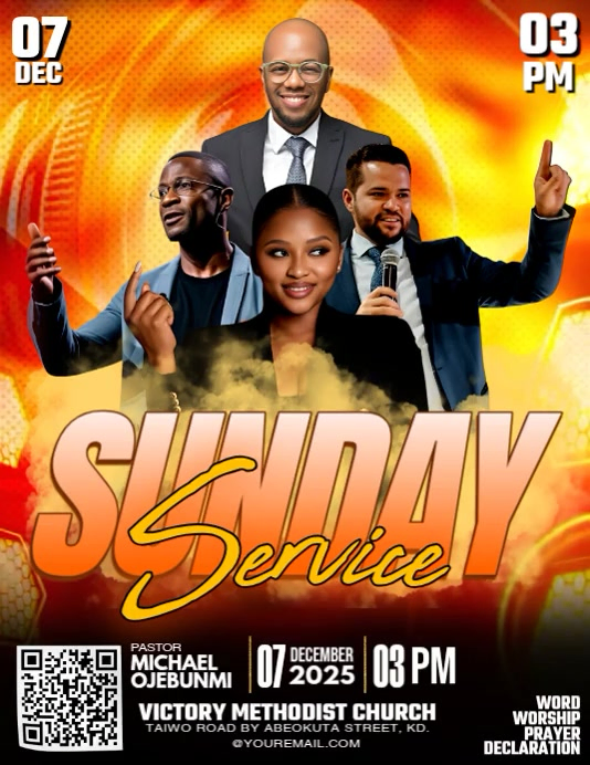 Encounter God's Power This Sunday Template | PosterMyWall