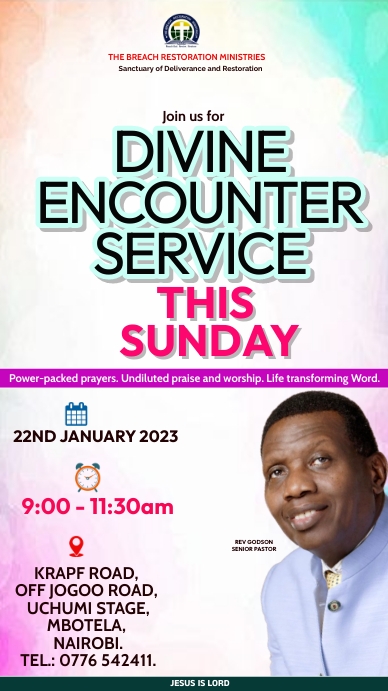 Encounter service Template | PosterMyWall