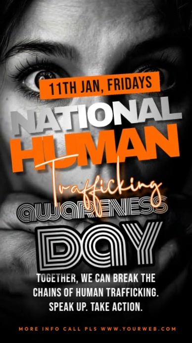 Plantilla de End Human Trafficking Today | PosterMyWall