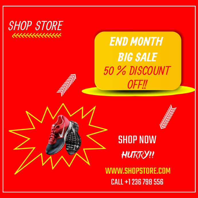 end month sale Template | PosterMyWall