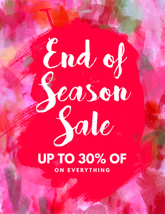 End of Season Flyer Template | PosterMyWall