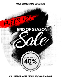 End of Season Sale Flyer Template | PosterMyWall