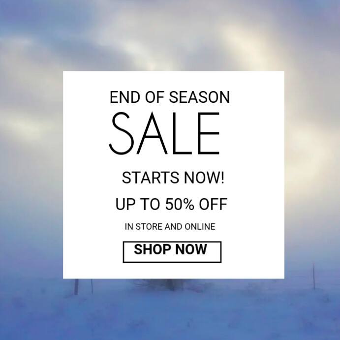End of session sale Template | PosterMyWall
