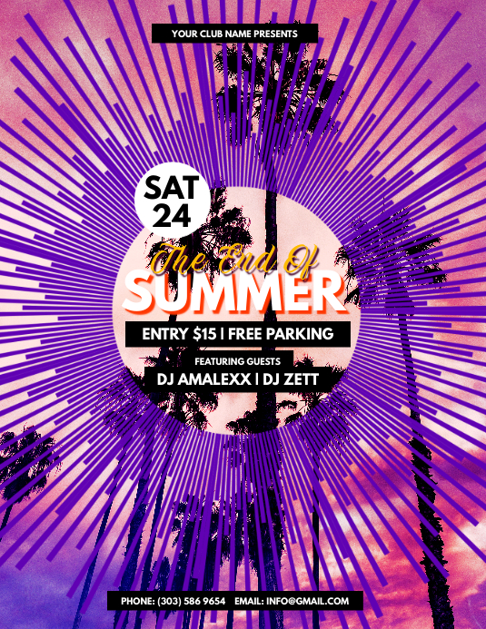 End Of Summer Flyer Template | PosterMyWall