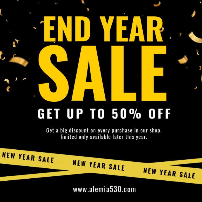End of the year Sale Template | PosterMyWall