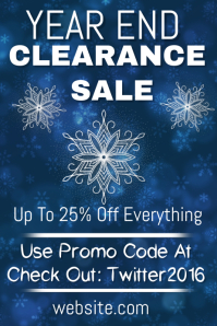 End year clearance sale Template | PosterMyWall