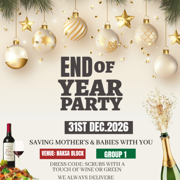 Plantilla de End Of Year Party Instagram Post | PosterMyWall