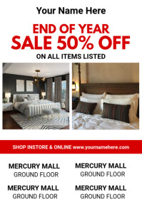 end of year sale flyer template | PosterMyWall